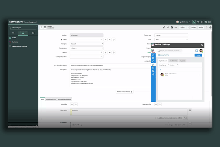 Discover the Rainbow for ServiceNow connector